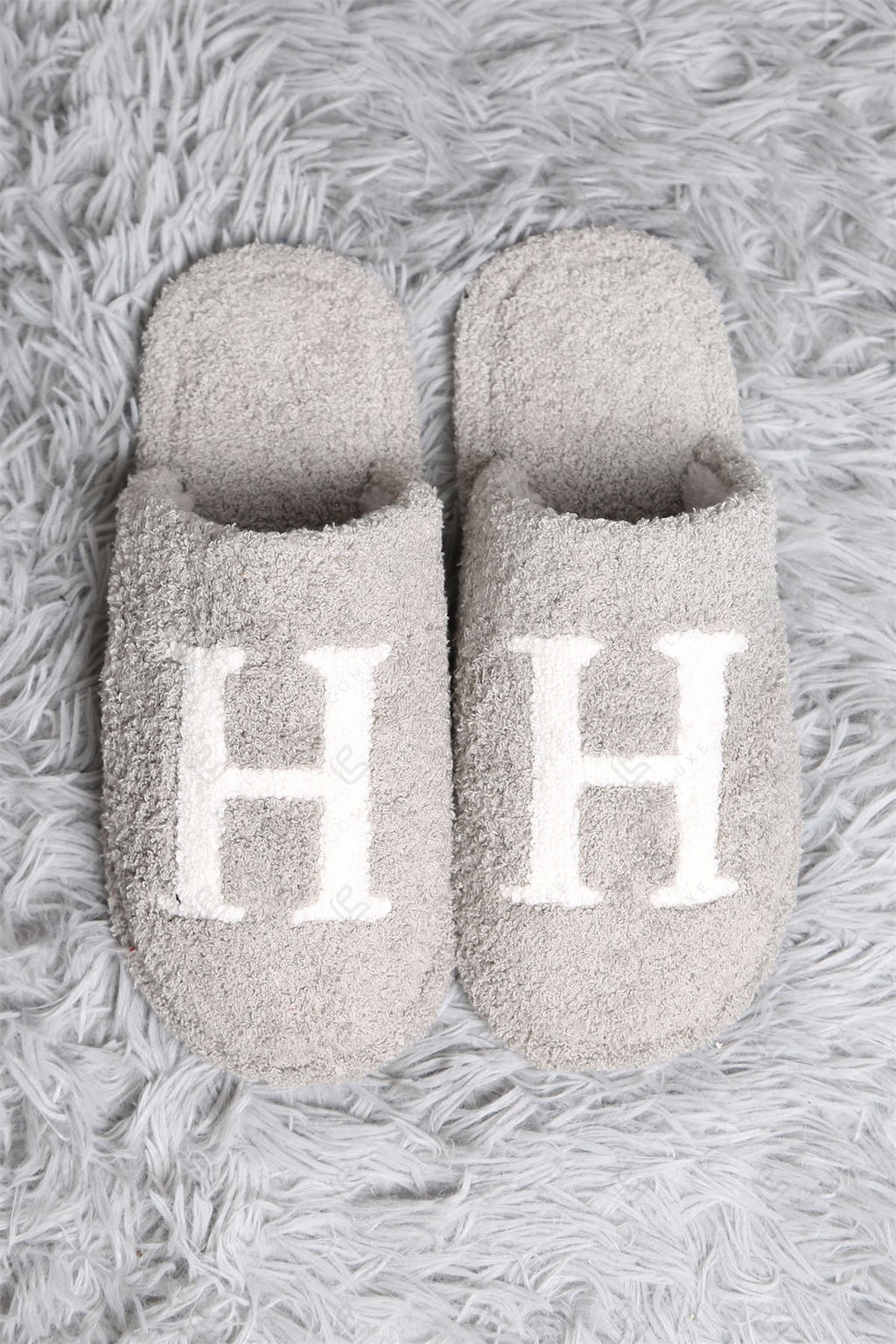 Initial "H" Embroidered Luxury Soft Slippers – COMFYLUXE