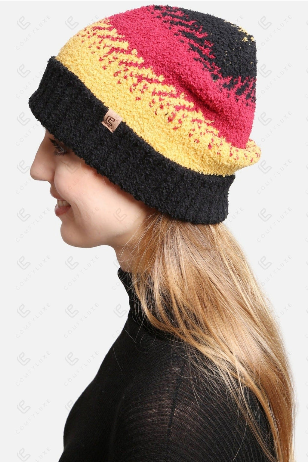 Multi-Colored Luxury Soft Knitted Beanie – COMFYLUXE